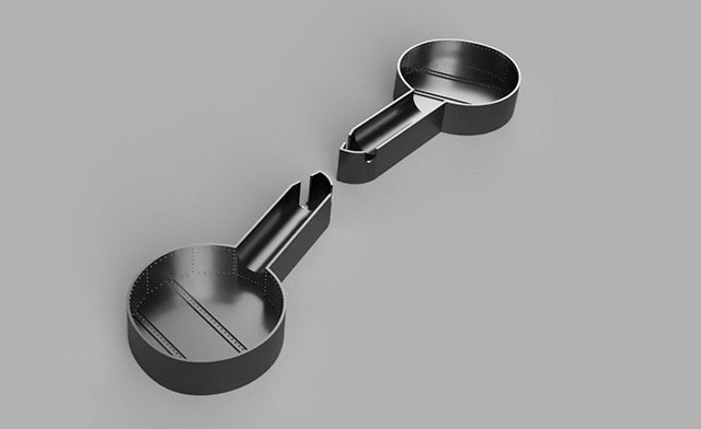 1/24 scale Spitfire wheel wells (pair) | Hobartville Hobbies