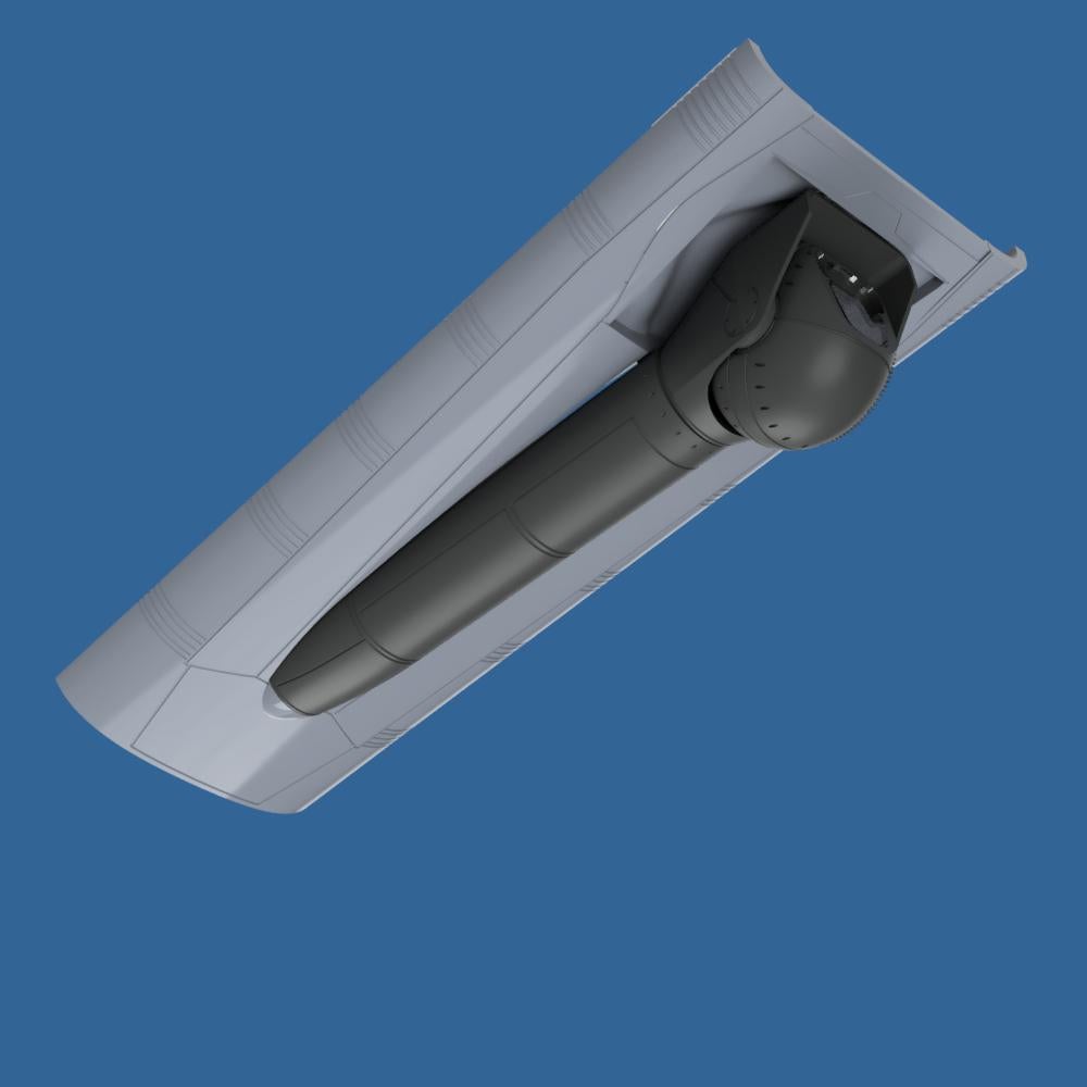 1/48 scale AN/AVQ-26 Pave Tack pod (in-flight configuration ...